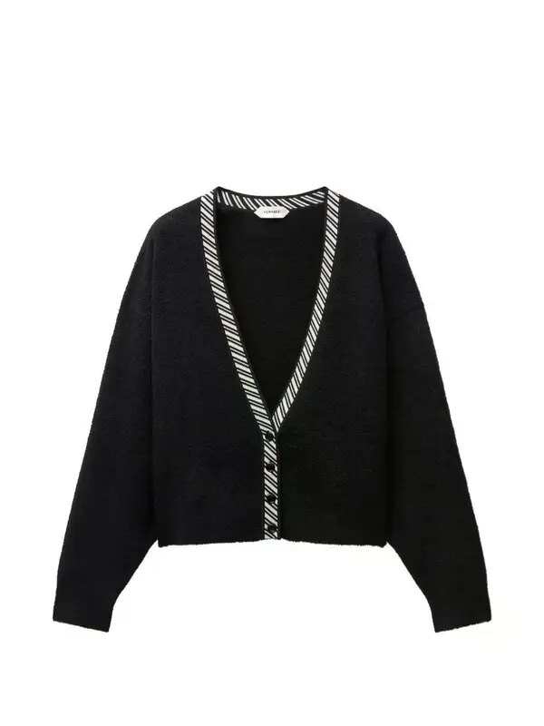 Versace Medusa Plaque Cardigan - Black