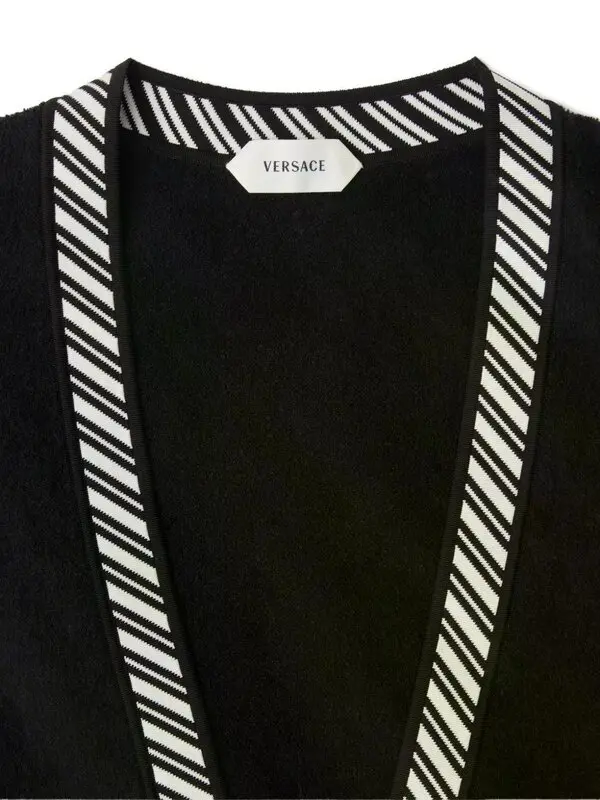Versace Medusa Plaque Cardigan