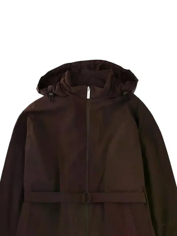 Herno Hooded Belted Trench Coat