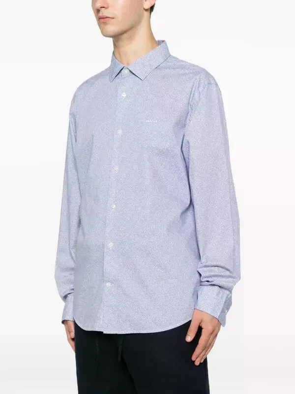 Gant Floral-print Long-sleeve Shirt