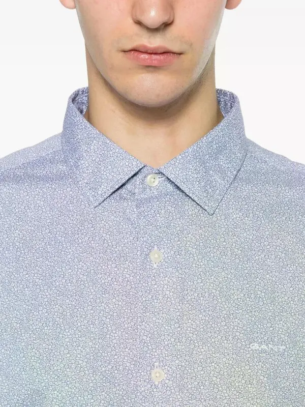 Gant Floral-print Long-sleeve Shirt
