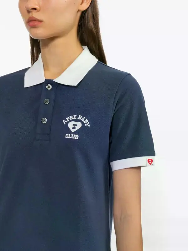 AAPE BY *A BATHING APE Pleated Skirt Polo Dress