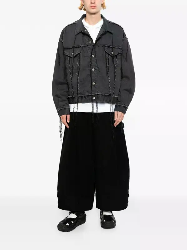 MIDORIKAWA Frayed-edge Denim Jacket