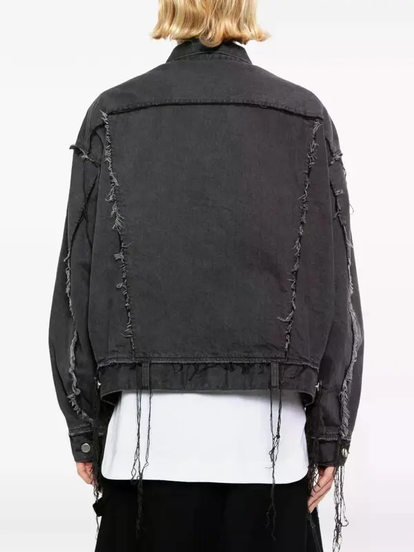 MIDORIKAWA Frayed-edge Denim Jacket