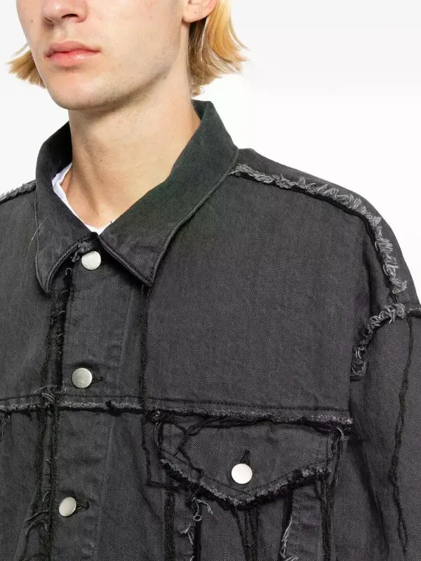 MIDORIKAWA Frayed-edge Denim Jacket