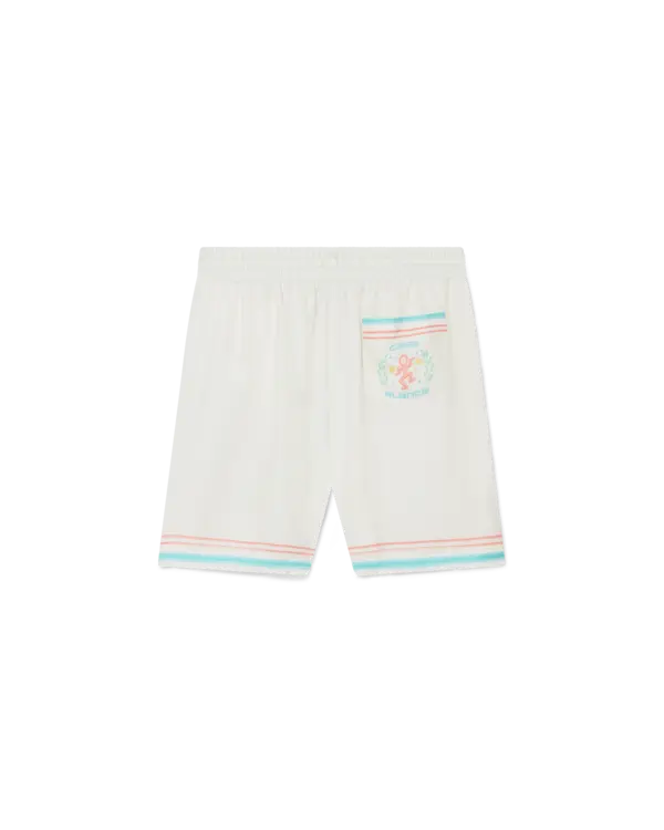 Casablanca Dance Joy Silk Shorts - Multicolor