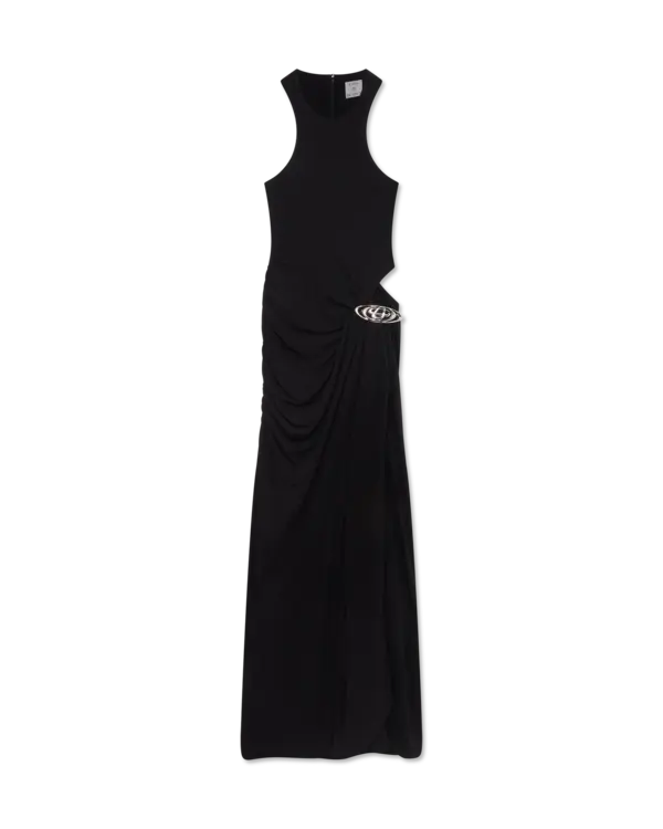 Casablanca Draped Maxi Dress