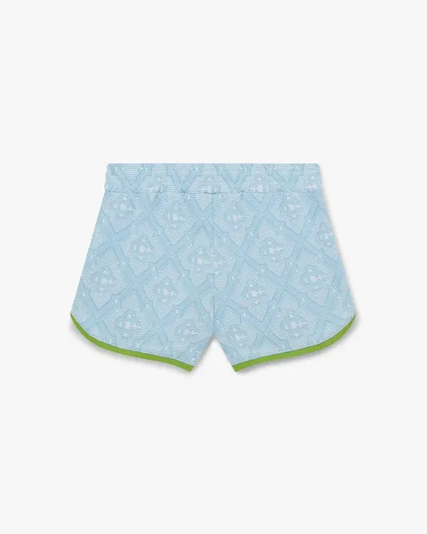 Casablanca Pale And White Jacquard Shorts