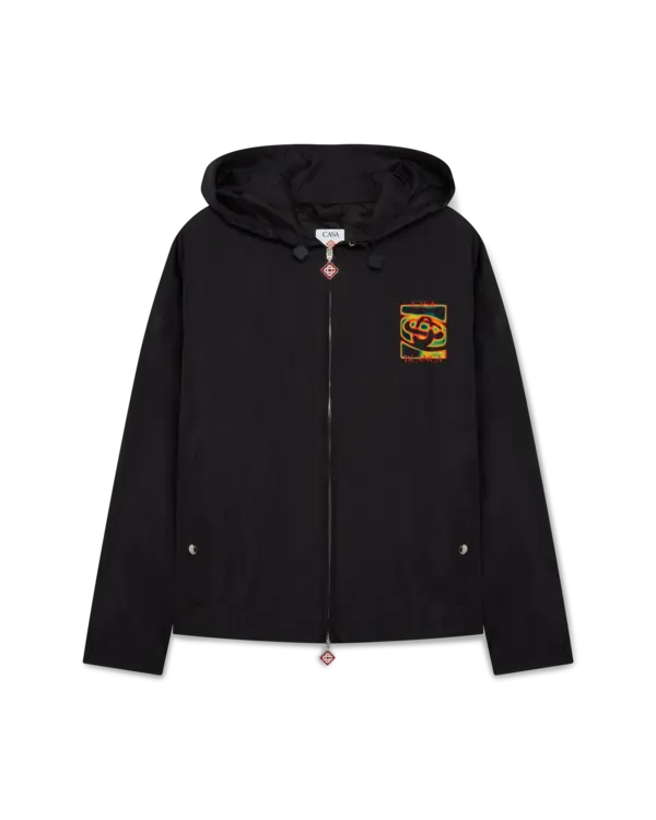 Casablanca Heat Map Ripstop Hooded Jacket - Multicolor