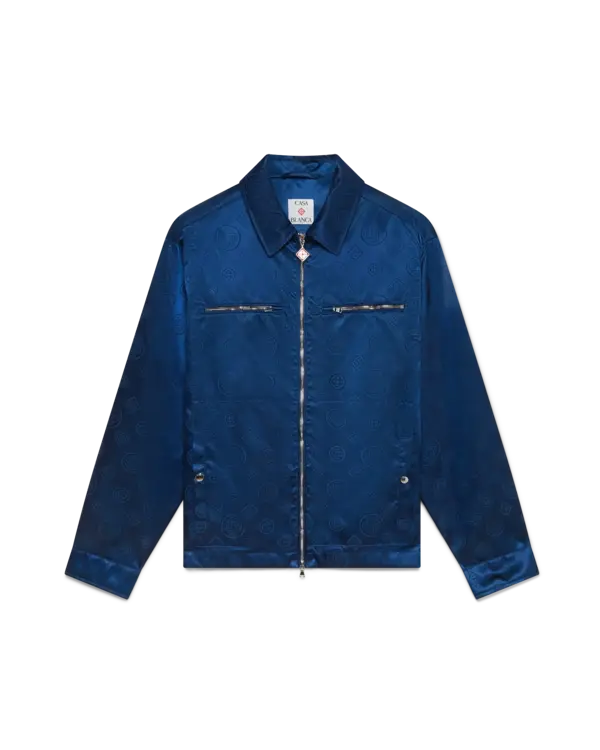 Casablanca Embossed Nylon Shacket