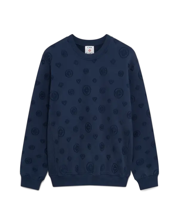 Casablanca Applique Monogram Sweatshirt