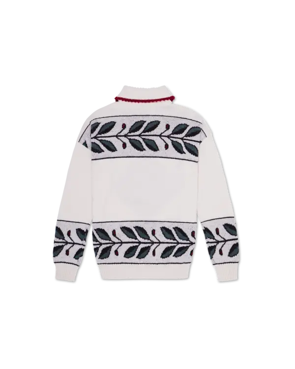 Casablanca Knit Zip-up Sweater