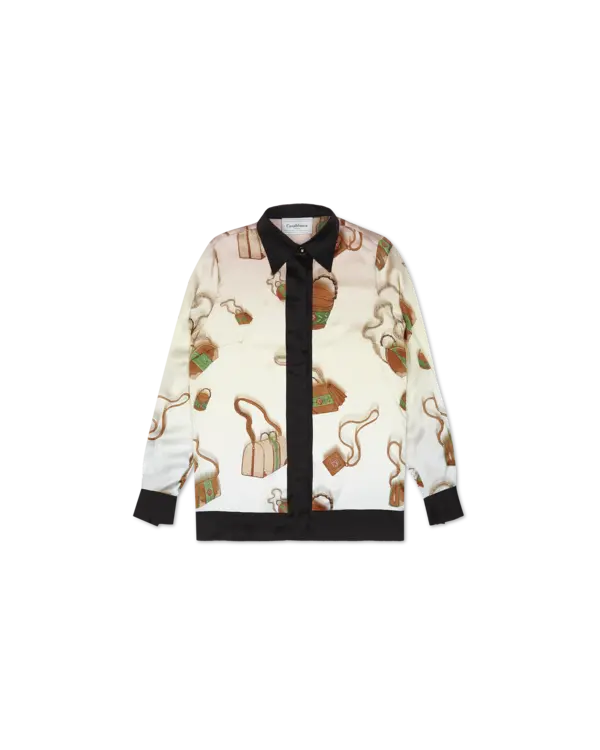 Casablanca Casa Handbags Silk Shirt
