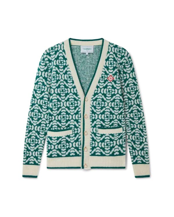 Casablanca Monogram Cardigan
