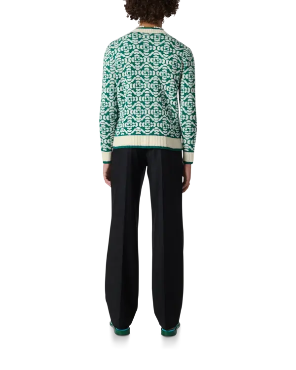 Casablanca Monogram Cardigan