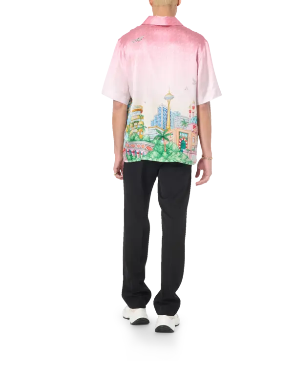 Casablanca Morning City View Silk Shirt