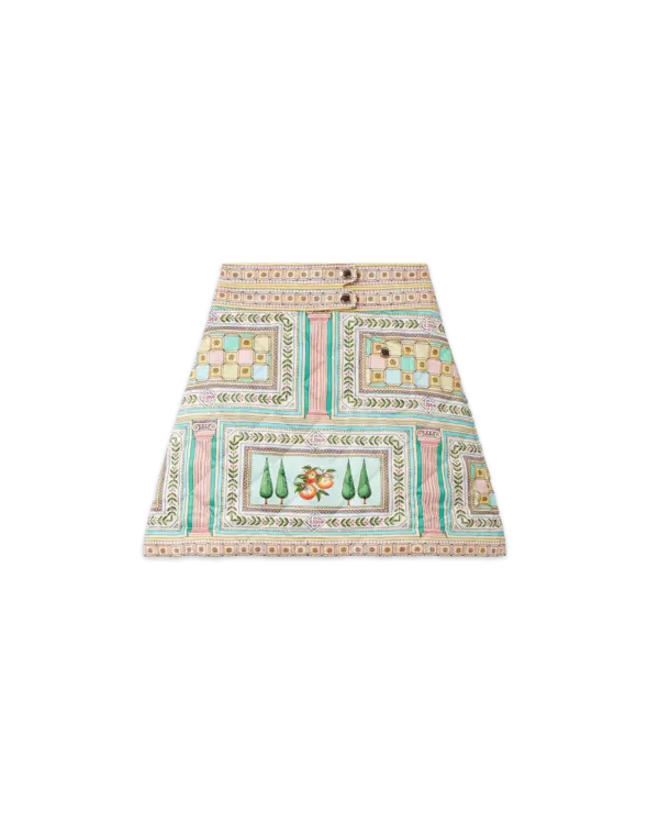 Casablanca Le Labyrinthe Quilted Mini Skirt