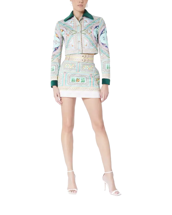 Casablanca Le Labyrinthe Quilted Mini Skirt