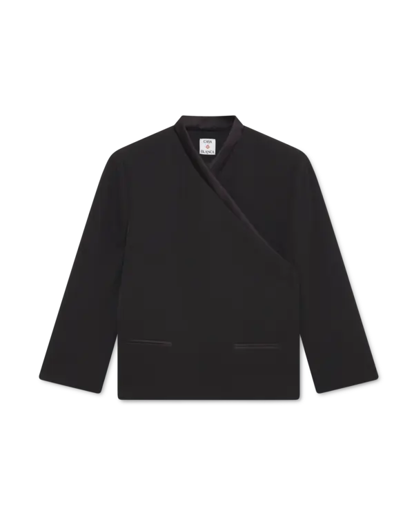 Casablanca Wool Tailoring Wrap Jacket