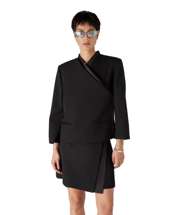 Casablanca Wool Tailoring Wrap Jacket