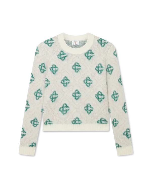 Casablanca Mohair Monogram Jumper