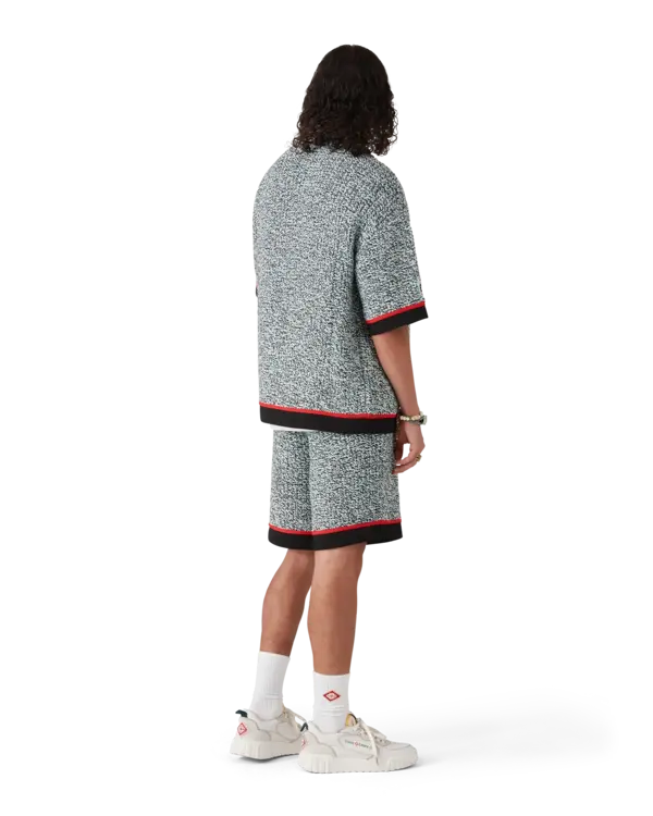 Casablanca Cotton Mouliné Short Sleeve Shirt