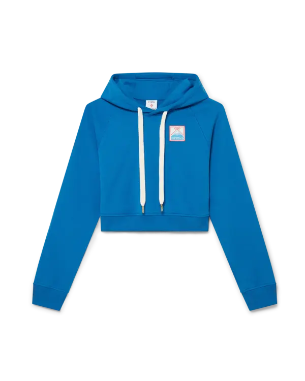 Casablanca Cropped Hooded Sweatshirt