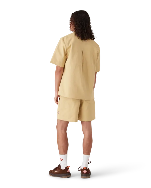 Casablanca Cotton Monogram Jacquard Short Sleeve Shirt