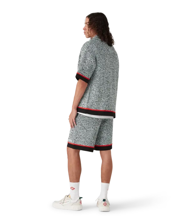 Casablanca Cotton Mouliné Shorts - Multicolor