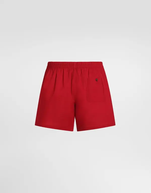 Dolce & Gabbana Cotton Poplin Boxers - Red