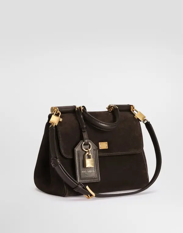 Dolce & Gabbana Small My Sicily Handbag In Split Calfskin - Multicolor