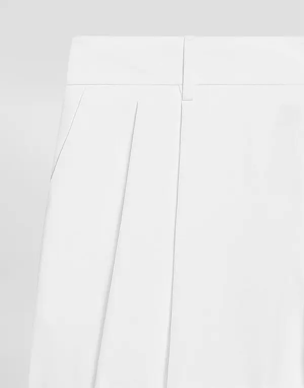Dolce & Gabbana Linen Canvas Trousers - White