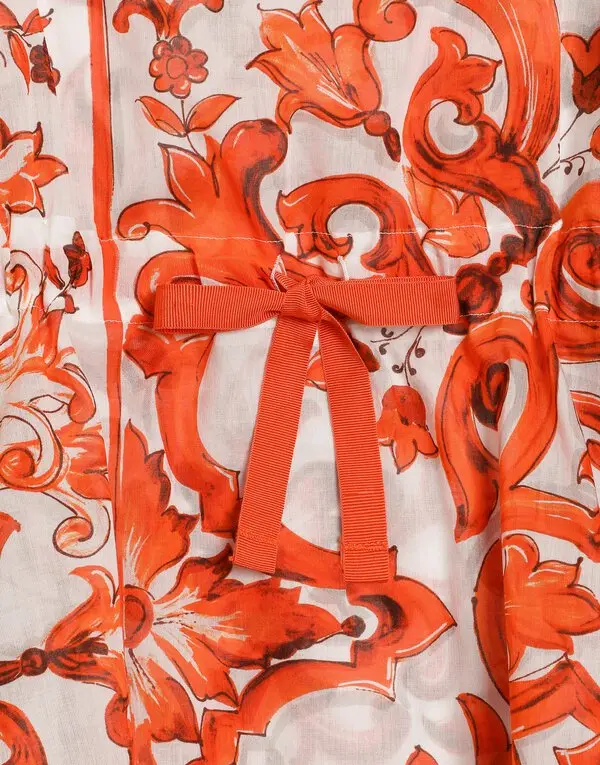 Dolce & Gabbana Majolica-print Batiste Kaftan