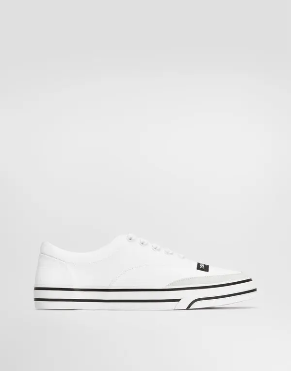 Dolce & Gabbana Dg Sailing Canvas Sneakers - Cream
