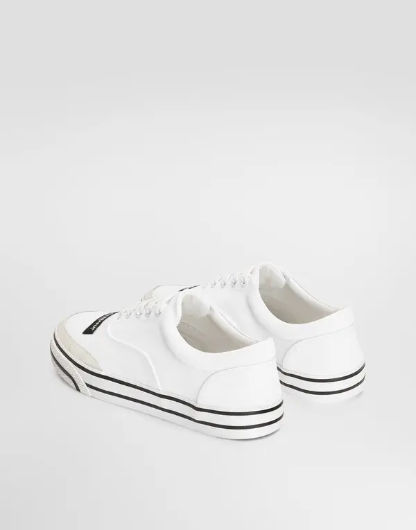 Dolce & Gabbana Dg Sailing Canvas Sneakers - Cream