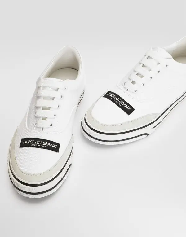 Dolce & Gabbana Dg Sailing Canvas Sneakers - Cream
