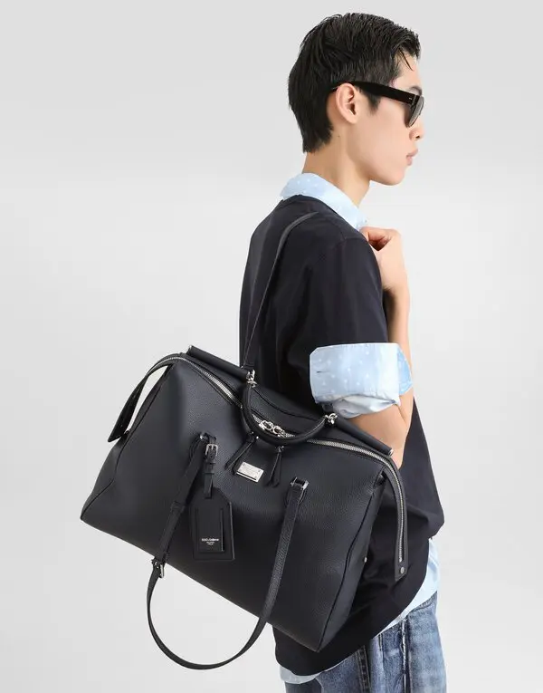 Dolce & Gabbana Vittoria Calfskin Handbag - Blue