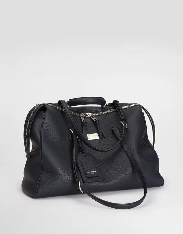 Dolce & Gabbana Vittoria Calfskin Handbag - Blue