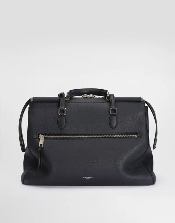 Dolce & Gabbana Vittoria Calfskin Handbag - Blue
