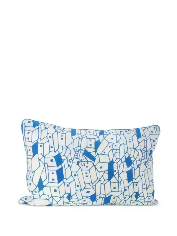 CAVALLI E NASTRI Rectangular Pillow With Geometric Print