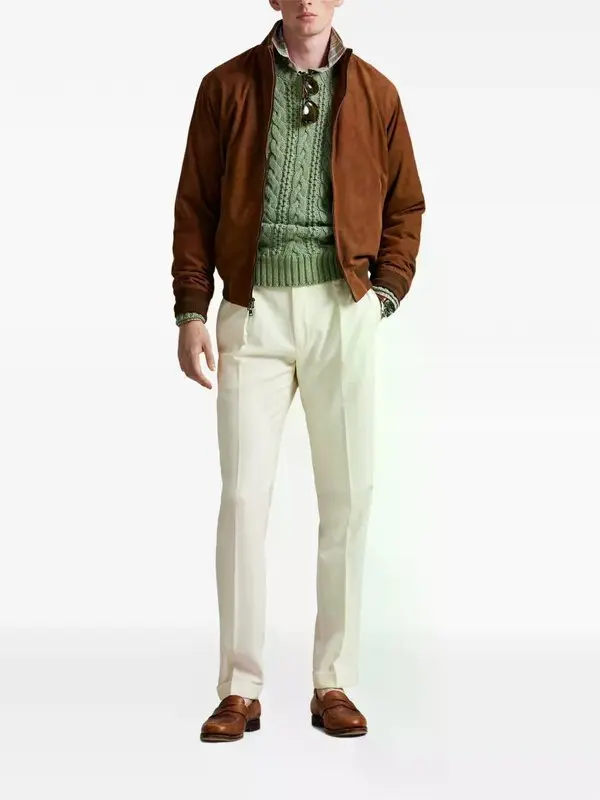 Polo Ralph Lauren Suede Bomber Jacket