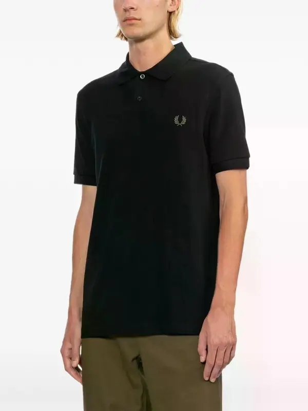 Fred Perry Logo-embroidered Short-sleeve Polo Shirt