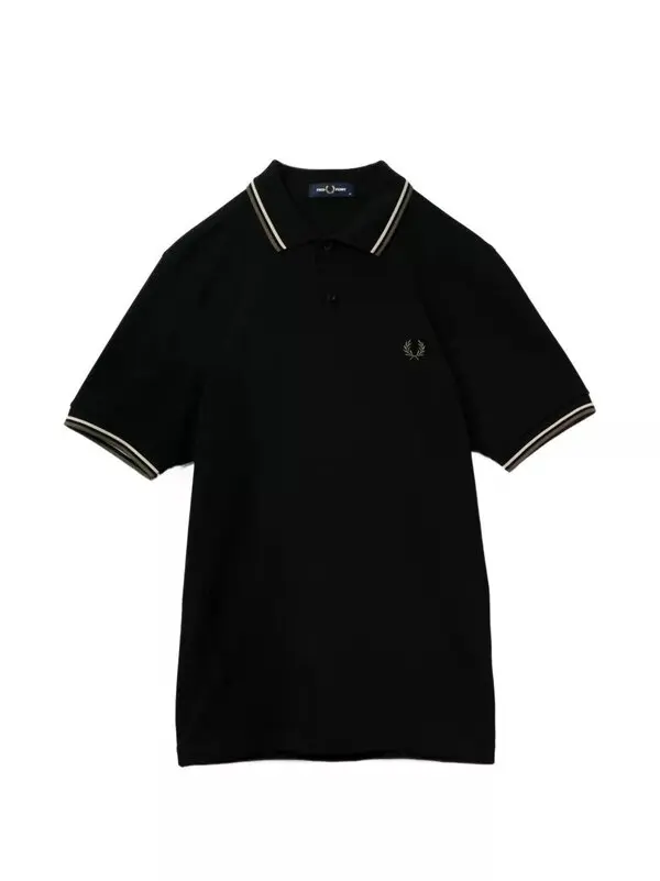 Fred Perry Twin Tipped Polo Shirt - Black