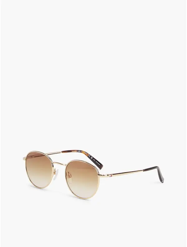Tommy Hilfiger Pantos Frame Metal Sunglasses - Yellow