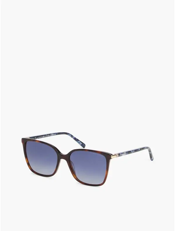 Tommy Hilfiger Cat Eye Acetate Sunglasses - Brown