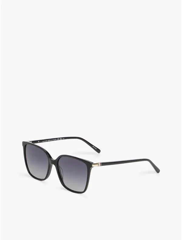 Tommy Hilfiger Cat-eye Acetate Sunglasses - Black