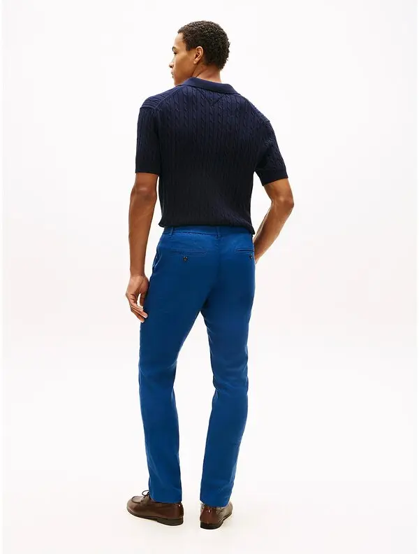 Tommy Hilfiger Linen-blend Straight Chino
