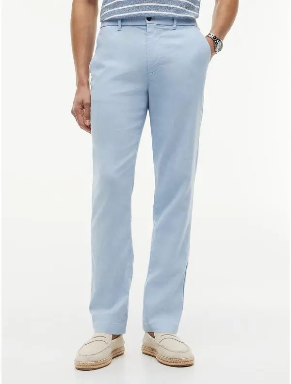 Tommy Hilfiger Linen-blend Straight Chino