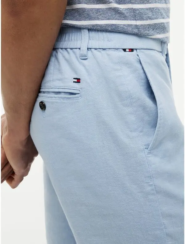 Tommy Hilfiger Linen-blend Straight Chino