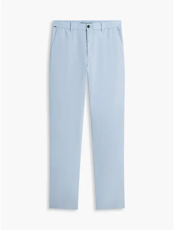 Tommy Hilfiger Linen-blend Straight Chino